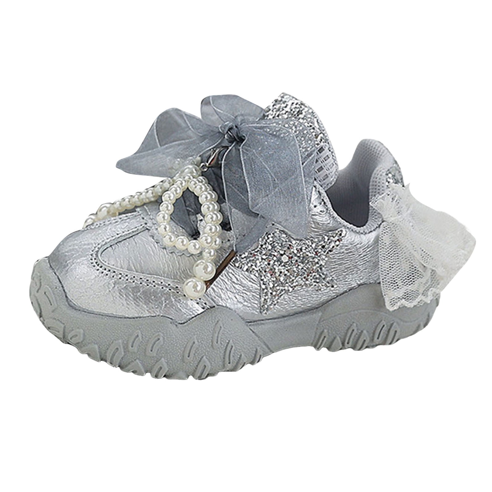 CAICJ98 Girls Running Sneakers Lace Up Fashion Back to School Walking ...