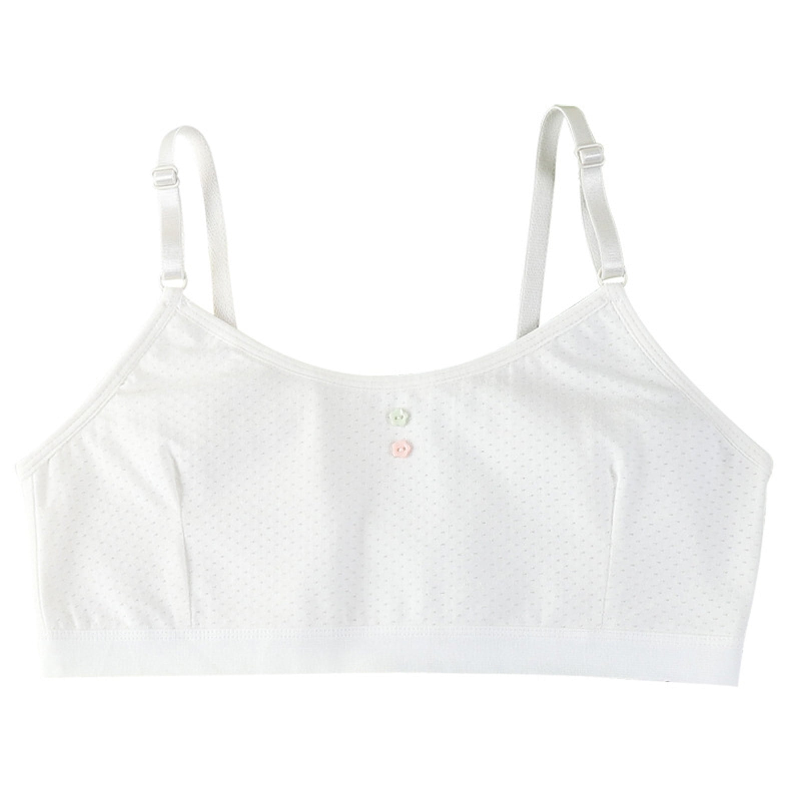 CAICJ98 Girls' Training Bras – Pack Cotton Stretch Girls Cami Bralettes ...