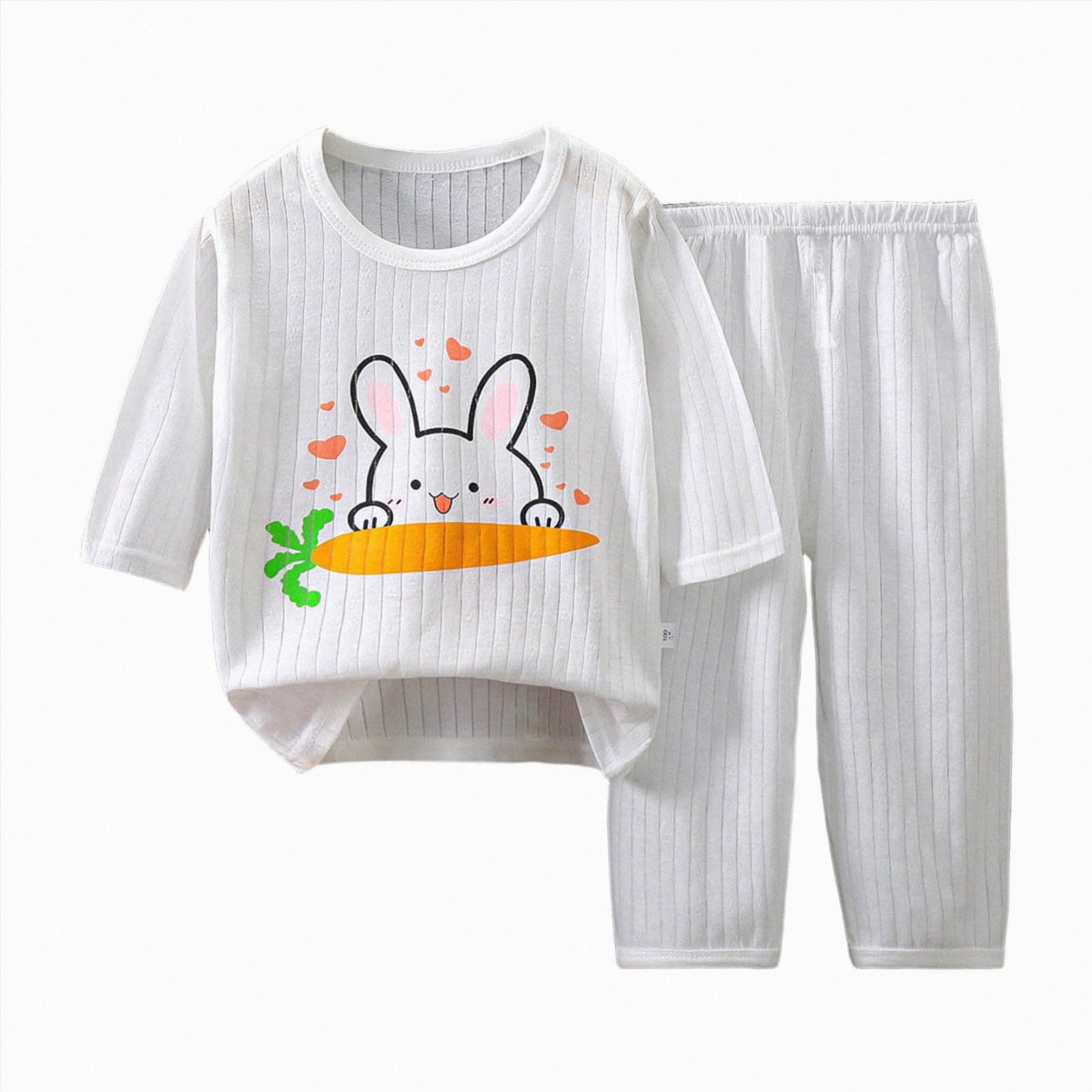 CAICJ98 Infant Toddler Baby Girls Clothes Toddler Pajamas Long Sleeve ...