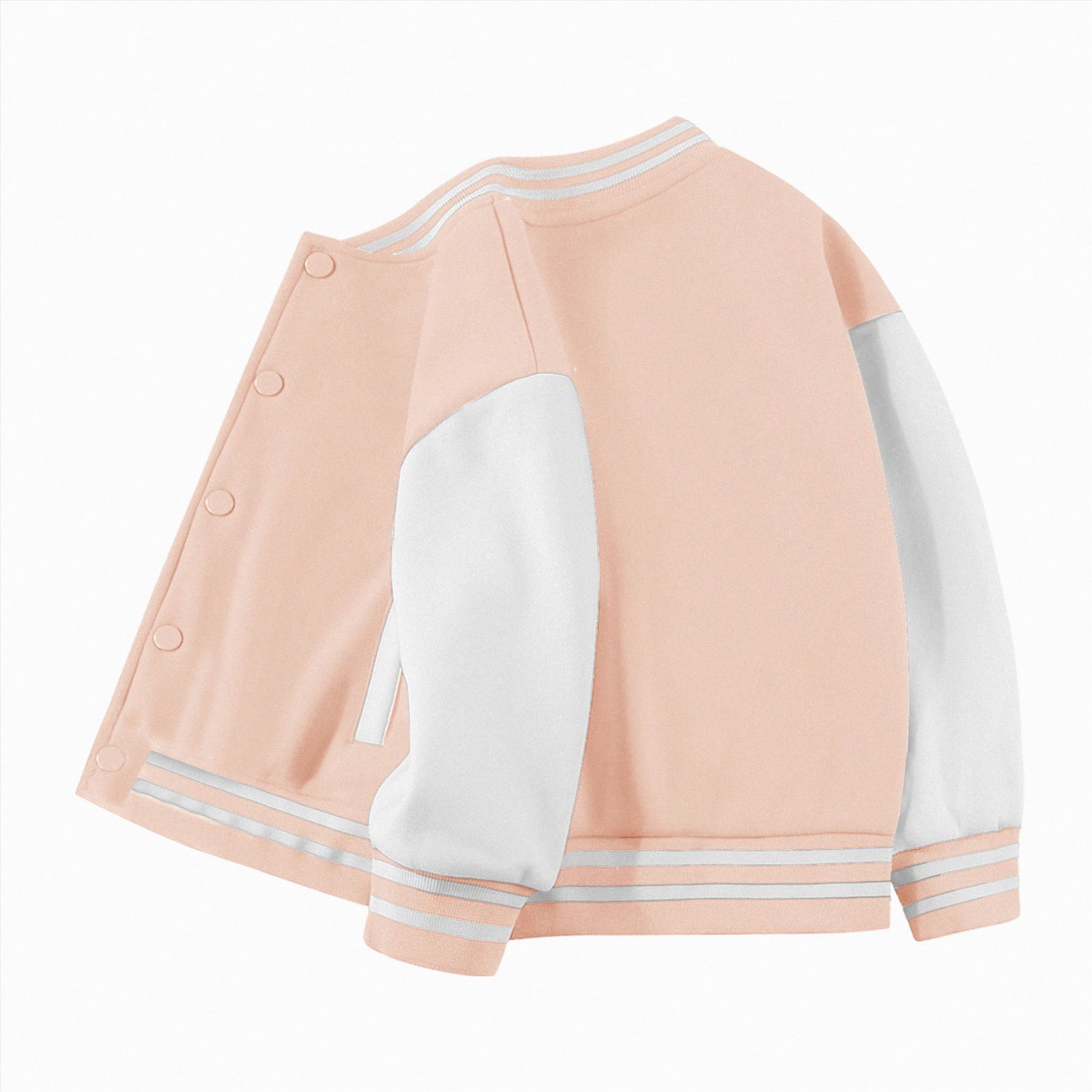 CAICJ98 Kids Baby Baseball Varsity Jacket Boys Girls Bomber Jacket ...