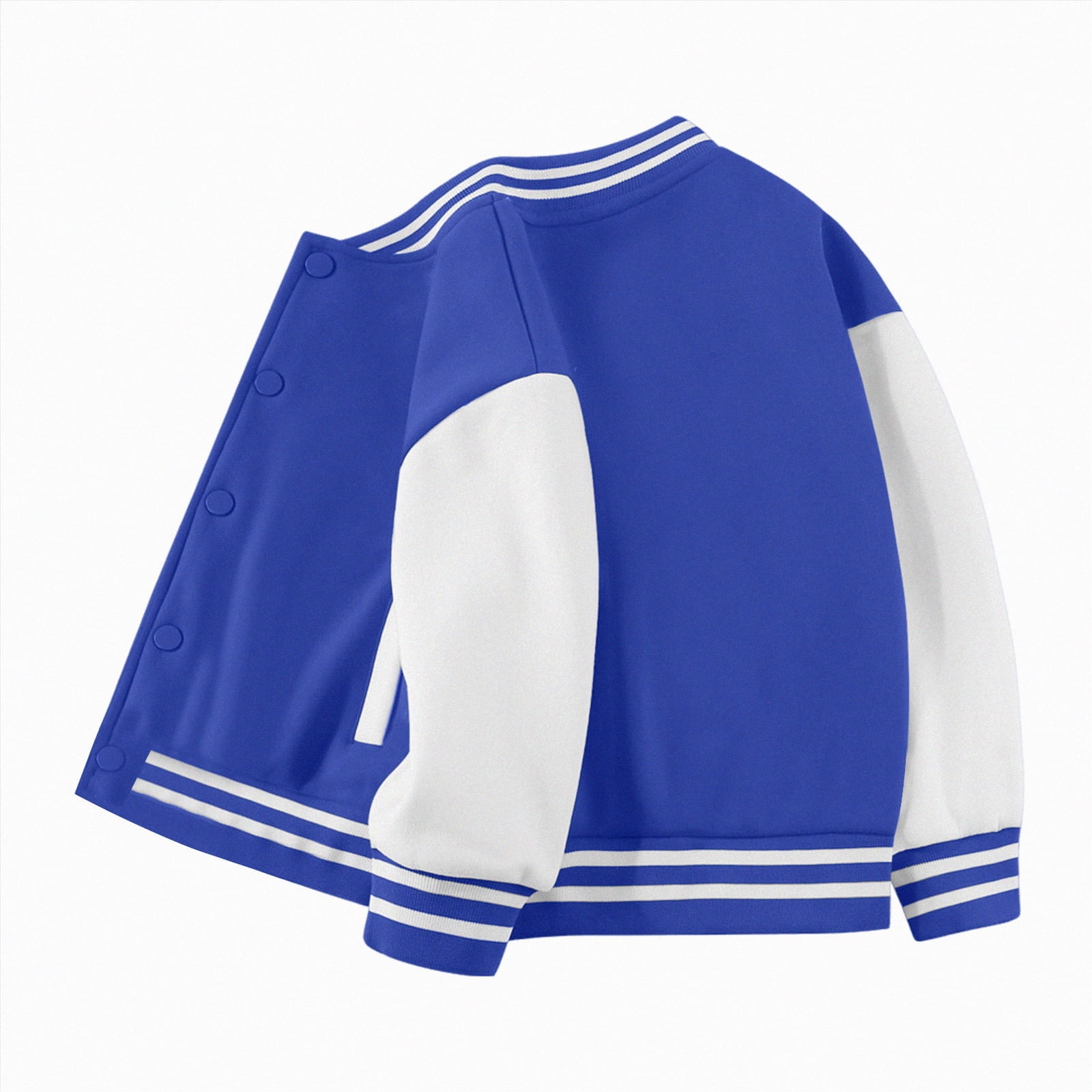 CAICJ98 Kids Baby Baseball Varsity Jacket Boys Girls Bomber Jacket ...