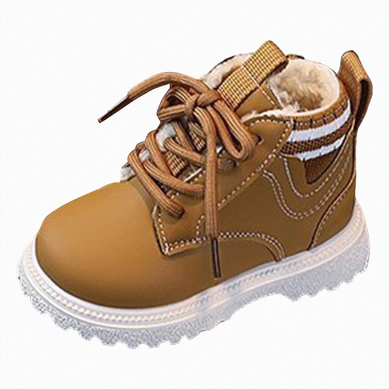 CAICJ98 Kids Boots Unisex-Child Outdoor Waterproof Combat Boots Lace-up ...