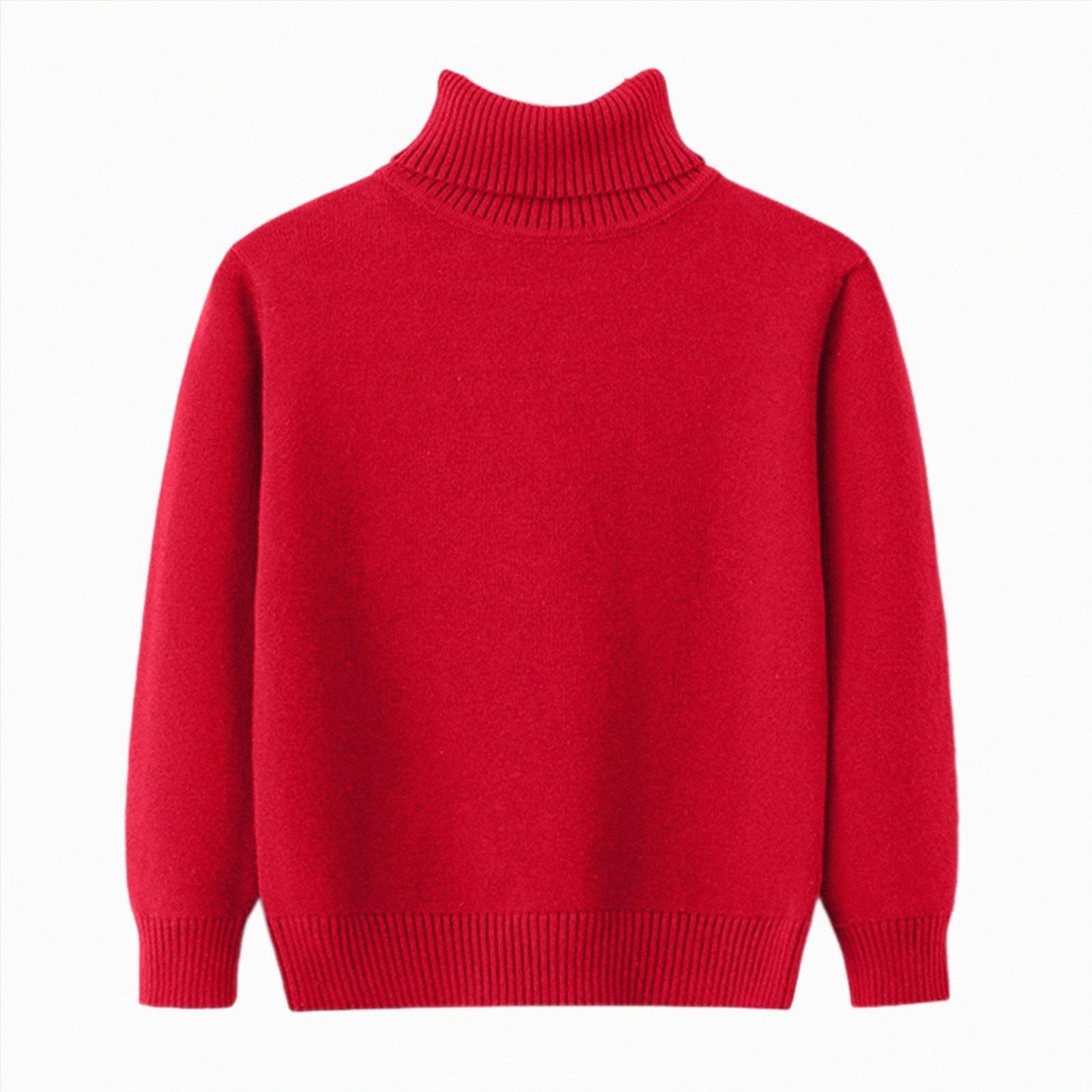 CAICJ98 Kids Turtleneck Sweaters Pullover Kids Toddler Long Sleeve ...