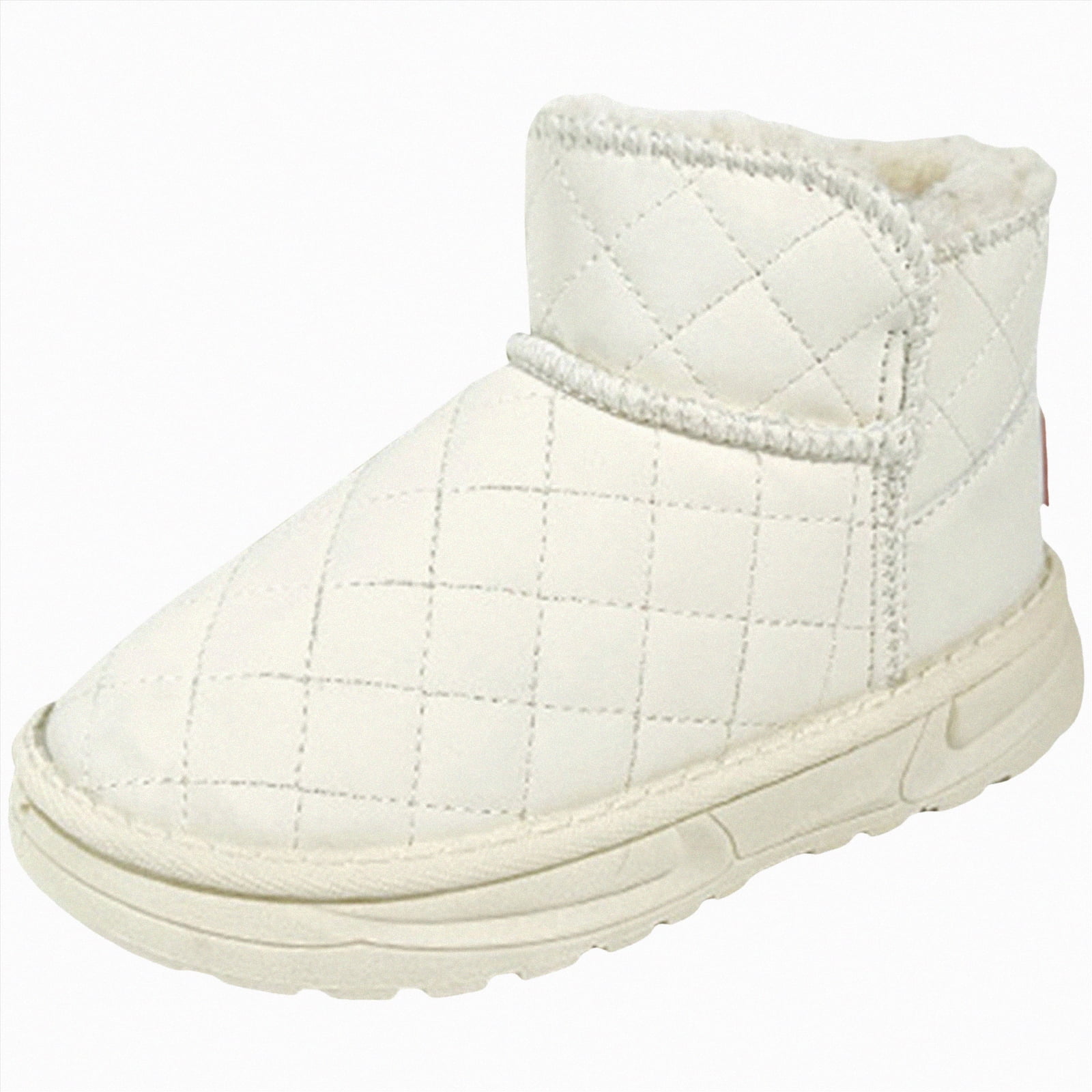 CAICJ98 Kids Winter Boots Boys Girls Warm Ankle Boots Waterproof Slip ...