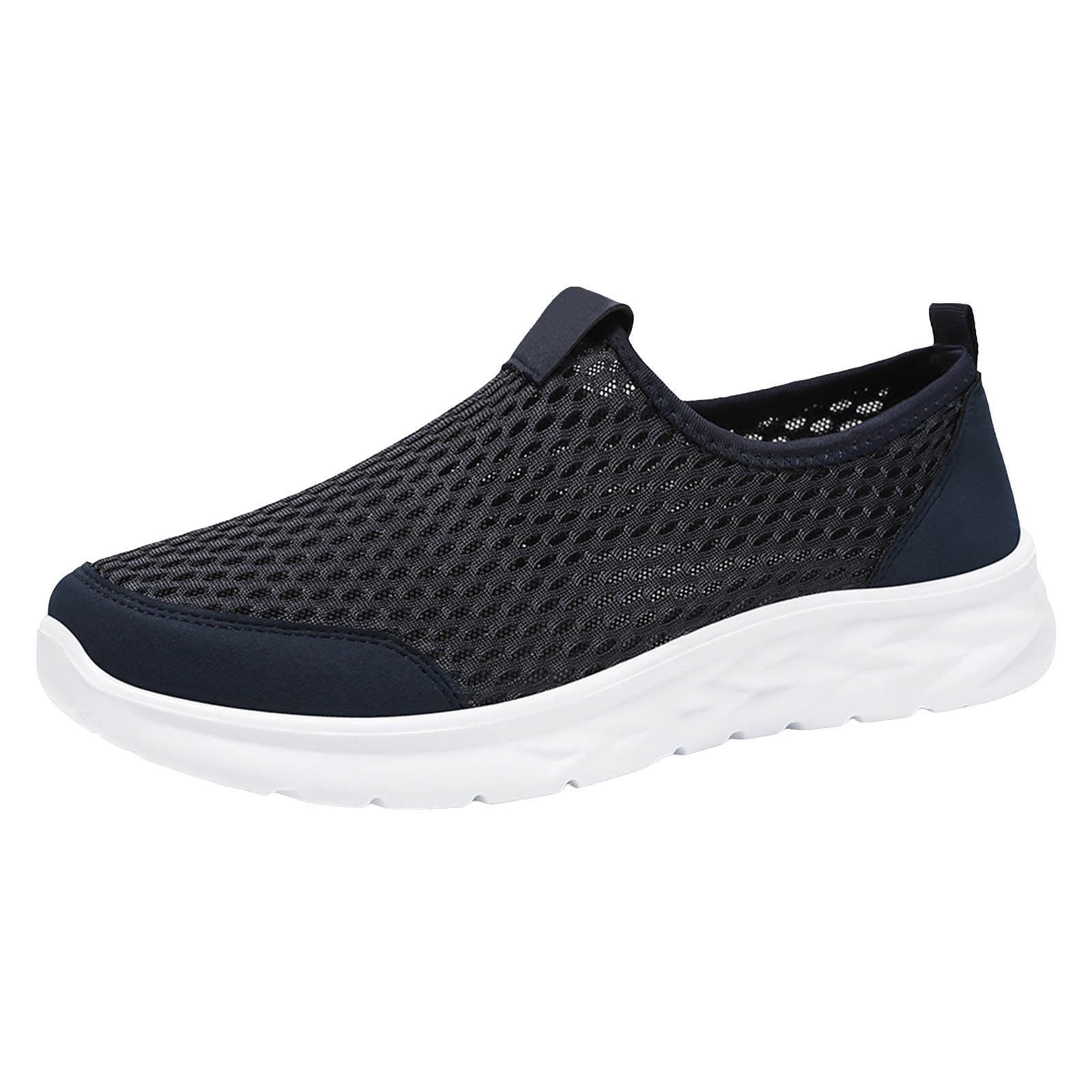 CAICJ98 Men Slip On Shoes Lightweight Walking Shoes Breathable Mesh ...