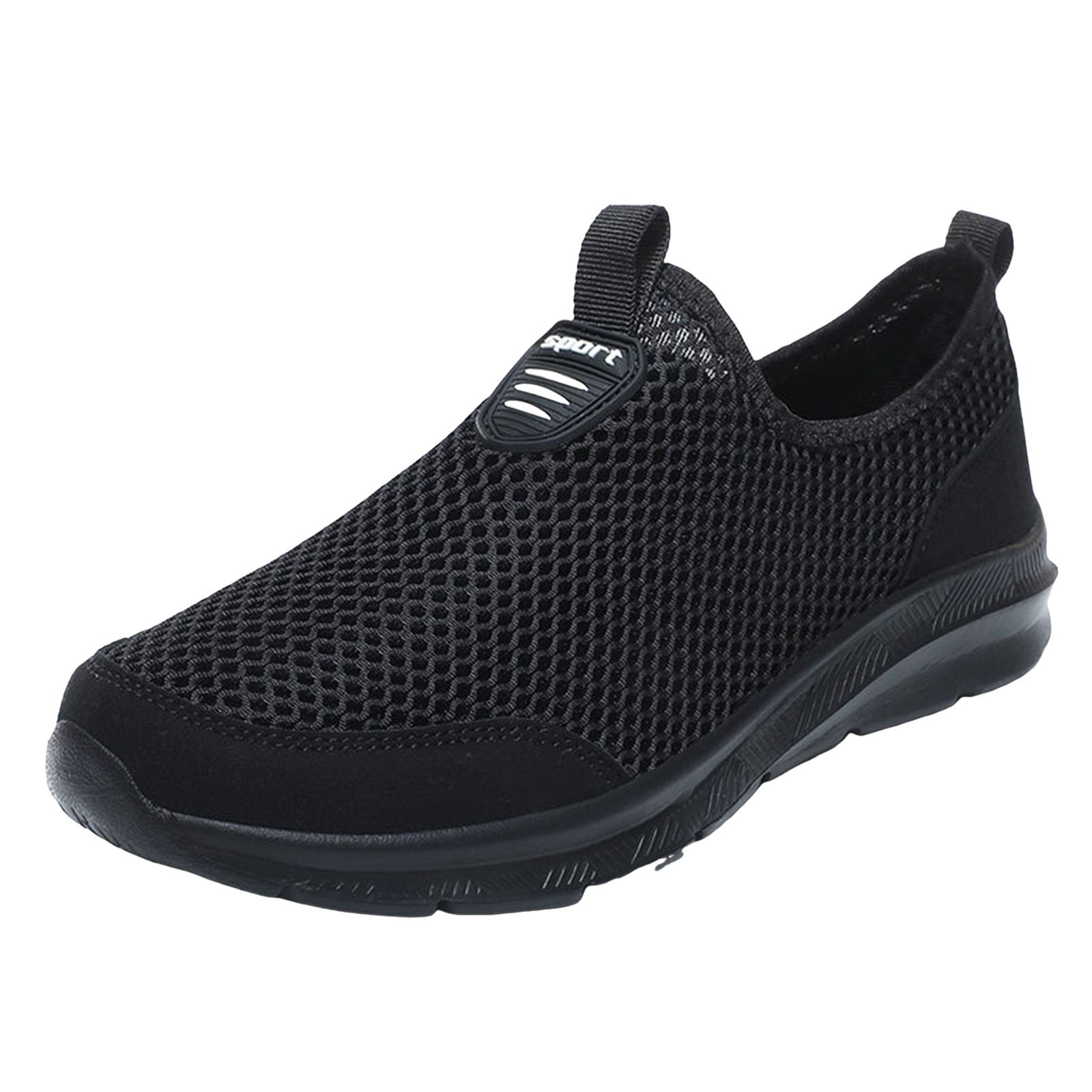 CAICJ98 Mens Slip On Shoes Fashion Mesh Walking Shoes Workout Fitness ...
