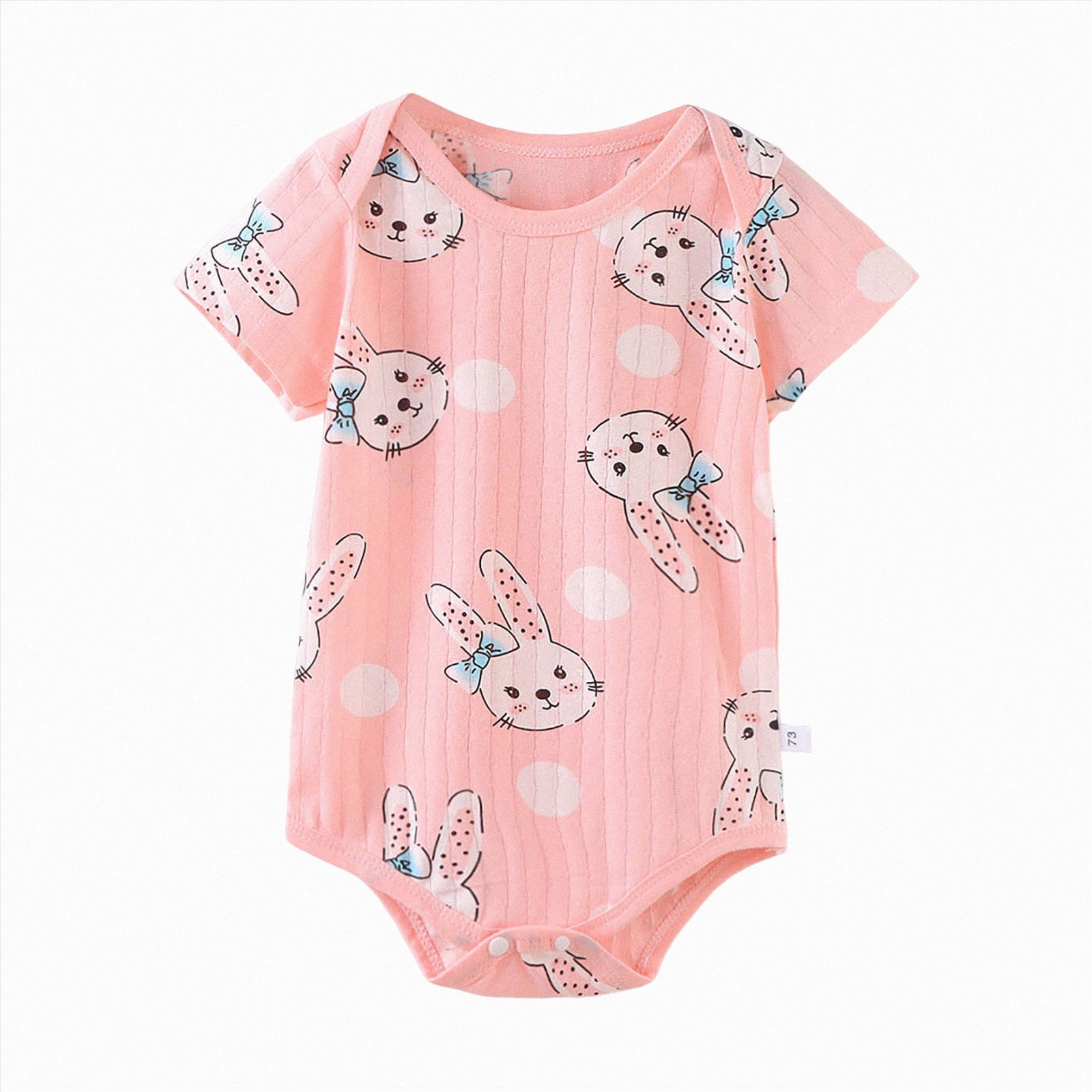 CAICJ98 Newborn Baby Boy Girl Bodysuits Short Sleeve Summer Infant ...