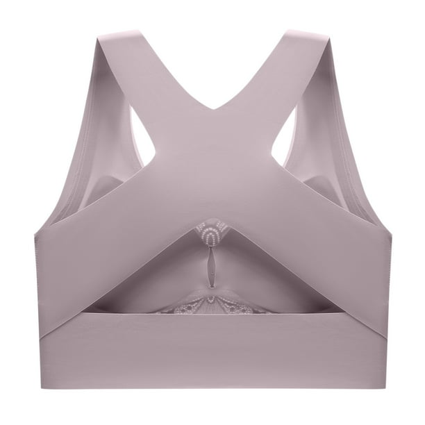 CAICJ98 Plus Size Lingerie Women's Front Closure Posture Bra Full ...