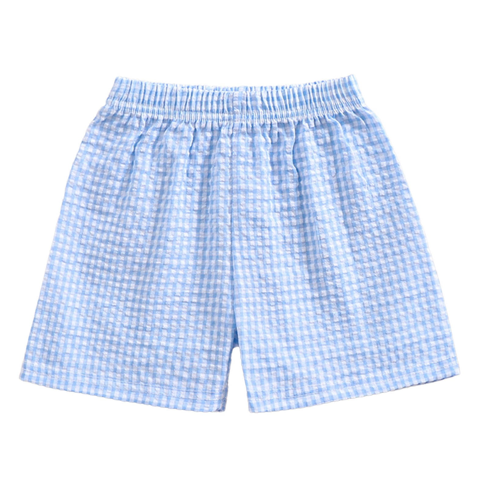 CAICJ98 Toddler Baby Boy Girl Shorts Gingham Plaid Shorts Summer Casual ...