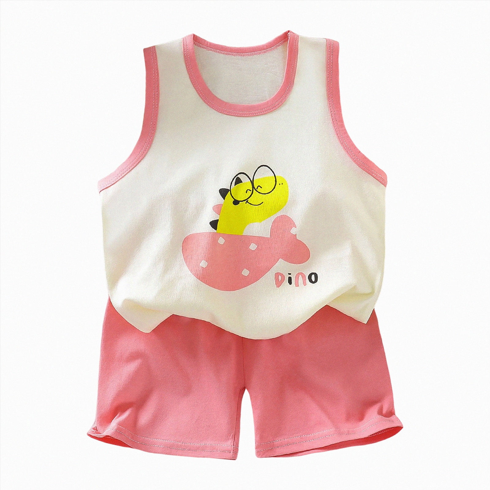 CAICJ98 Toddler Baby Girls Summer Clothes 3 6 12 18 24 Months 2T 3T 4T ...