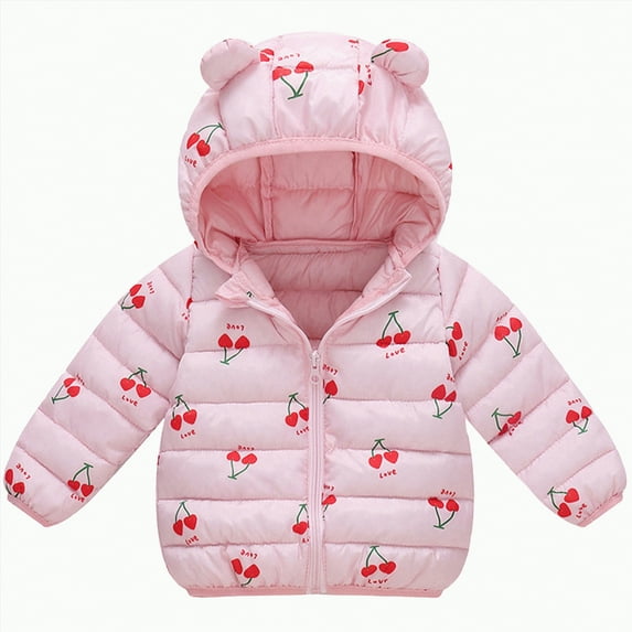 CAICJ98 Toddler Boy Girl Puffer Jacket Cute Winter Coats Windproof ...