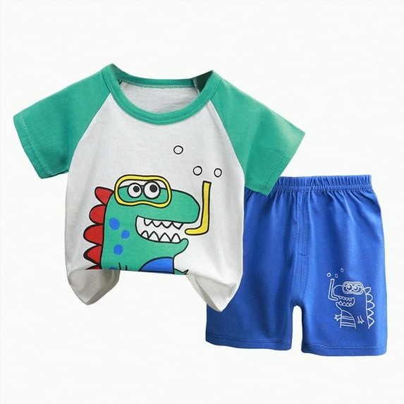CAICJ98 Toddler Boys Summer Clothes Short Sleeve Kids T-Shirt Tops ...