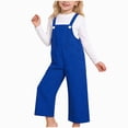 CAICJ98 Wide Leg Overalls for Kids Girl Boy Baggy Straight Sleeveless ...
