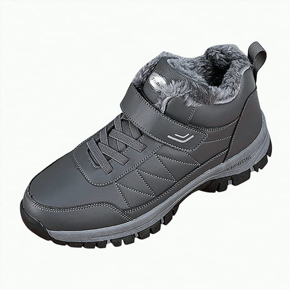 CAICJ98 Women Boots Winter Waterproof Ankle Boots Warm Lined Lace Up ...