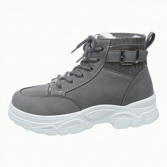 CAICJ98 Women Winter Boots Comfortable Outdoor Anti-Slip Ankle Boots ...