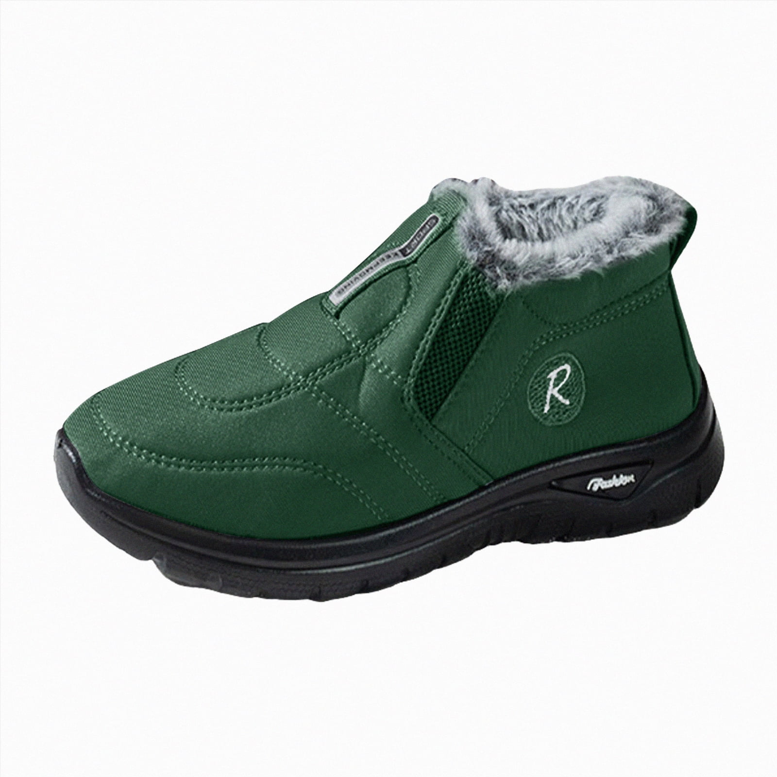 CAICJ98 Women’s Snow Boots Slip On Warm Lined Ankle Boots Waterproof ...