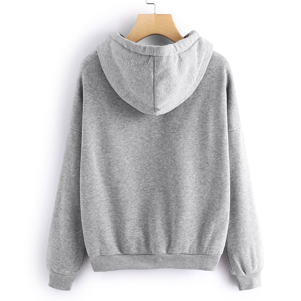 CAICJ98 Womens Long Sleeve Knit Sweater Zip Up Hoodie Jacket ...