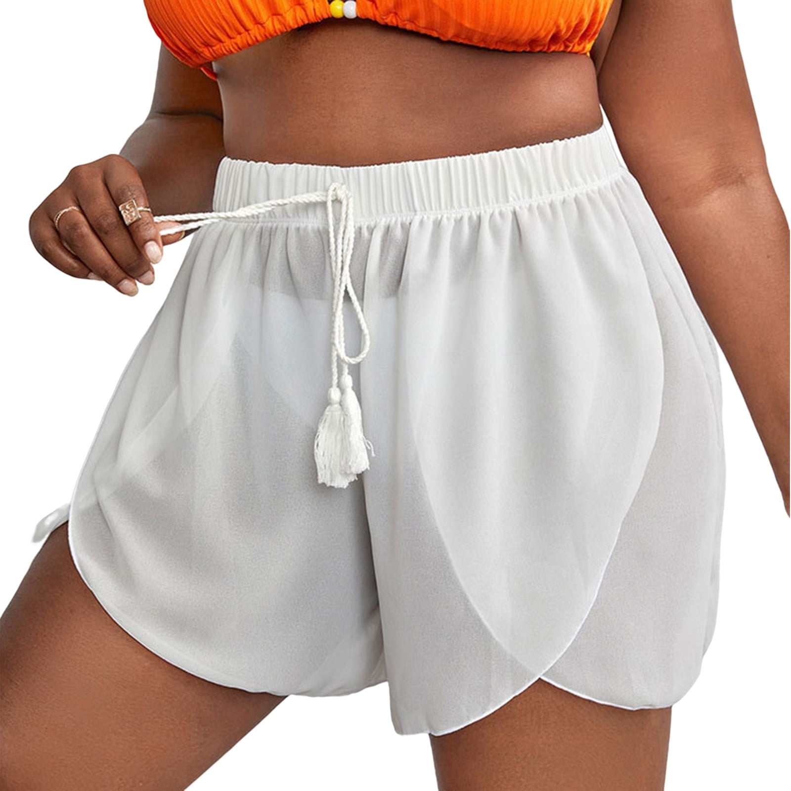 CAICJ98 Womens Swim Shorts Women Plus Size Swim Pants High Waist Swim ...