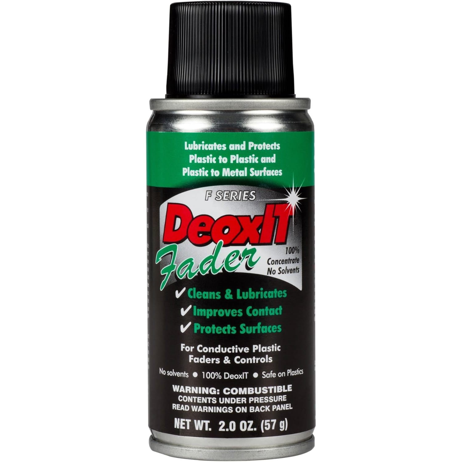 CAIG DeoxIT Fader Spray F100S-L2 100% Solution 2 oz. (57 g) - Walmart.com