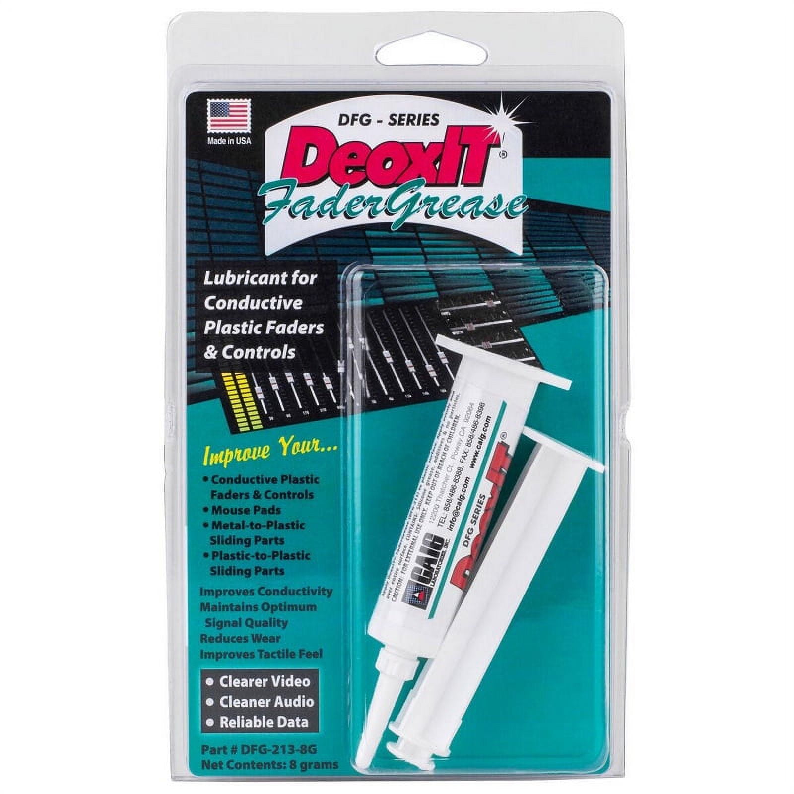 CAIG LABS DeoxIT Fader Grease, syringe, 8g - Walmart.com