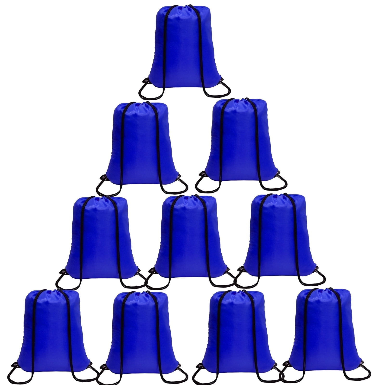 CAIHONG Drawstring Bags Bulk 10 Pcs Drawstring Backpack Bulk String ...