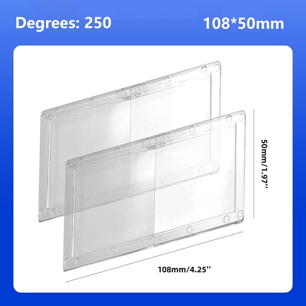 CAIJIEXI 1 97X4 25 in Welding Cheater Lens Magnification Welding Lens ...