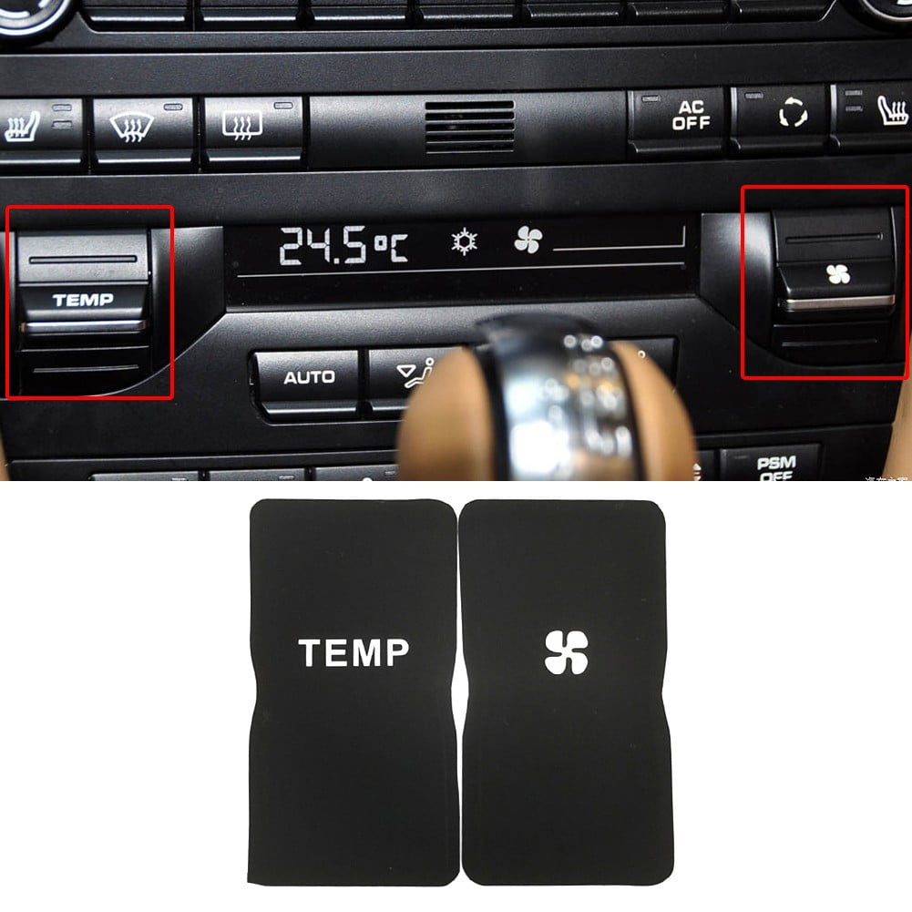 CAIJIEXI 1 Pc Car Interior Stickers A/C Climate Control Button Repair ...