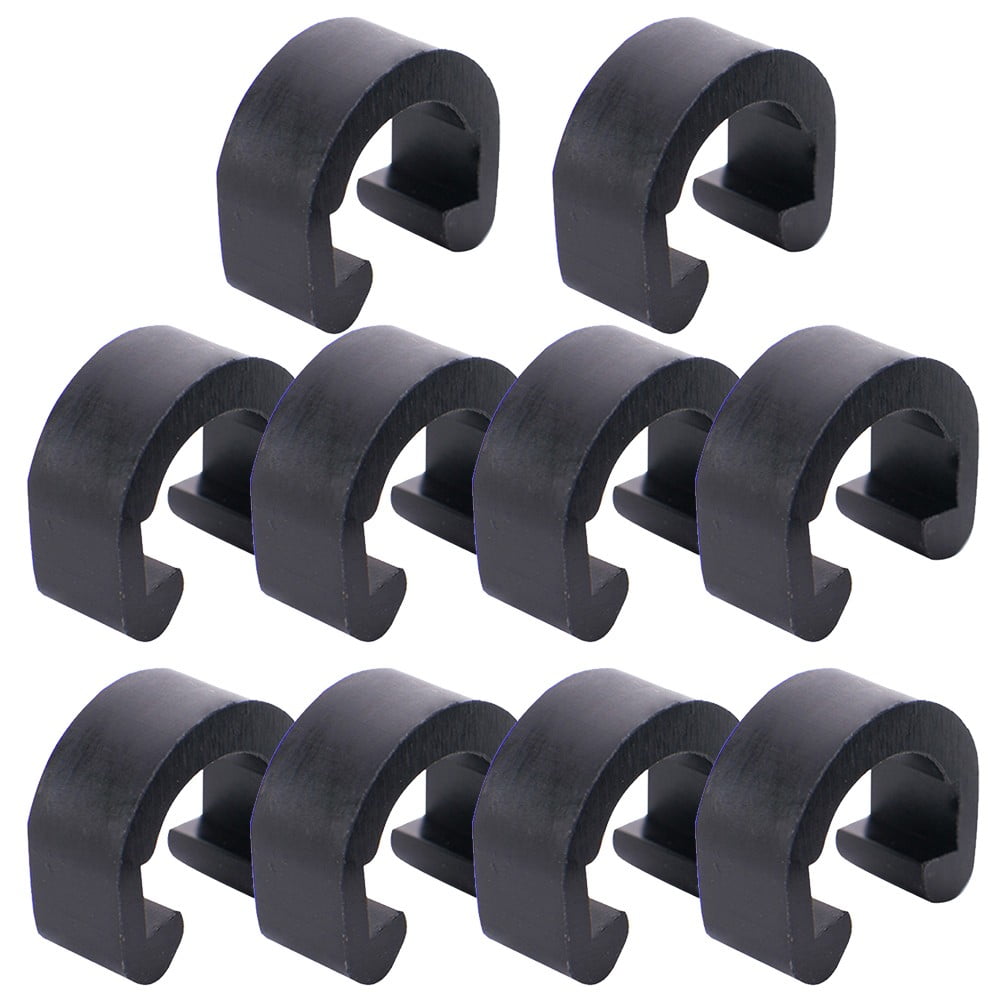 CAIJIEXI 10 X Bicycle C-Clips Buckle Brake Gear Cable Housing Hose Tube ...