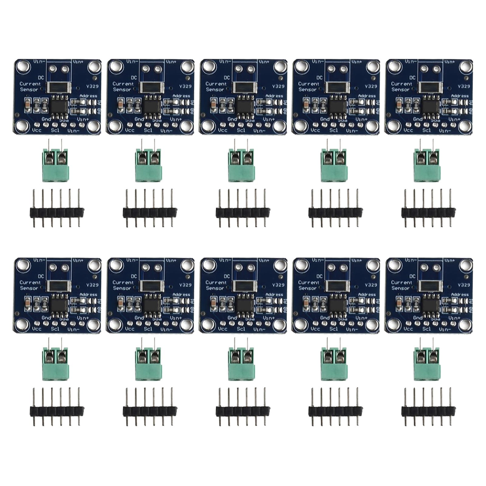 CAIJIEXI 10Pcs Ina219 Bidirectional Dc Current Sensor Module for Power ... CAIJIEXI 10Pcs Ina219 Bidirectional Dc Current Sensor Module for Power ...