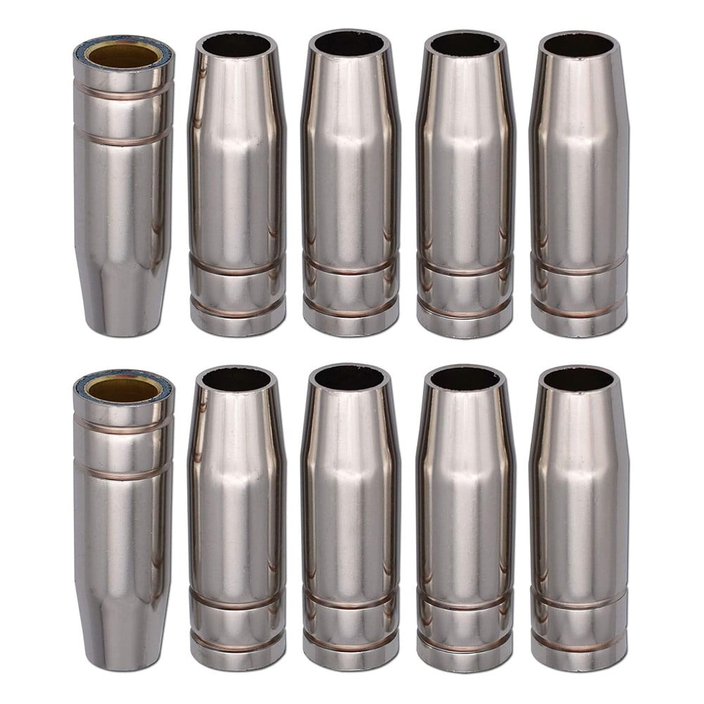 CAIJIEXI 10pcs 15AK MB15 MIG MAG Welding Torch Conical Nozzle Cup Gas ...