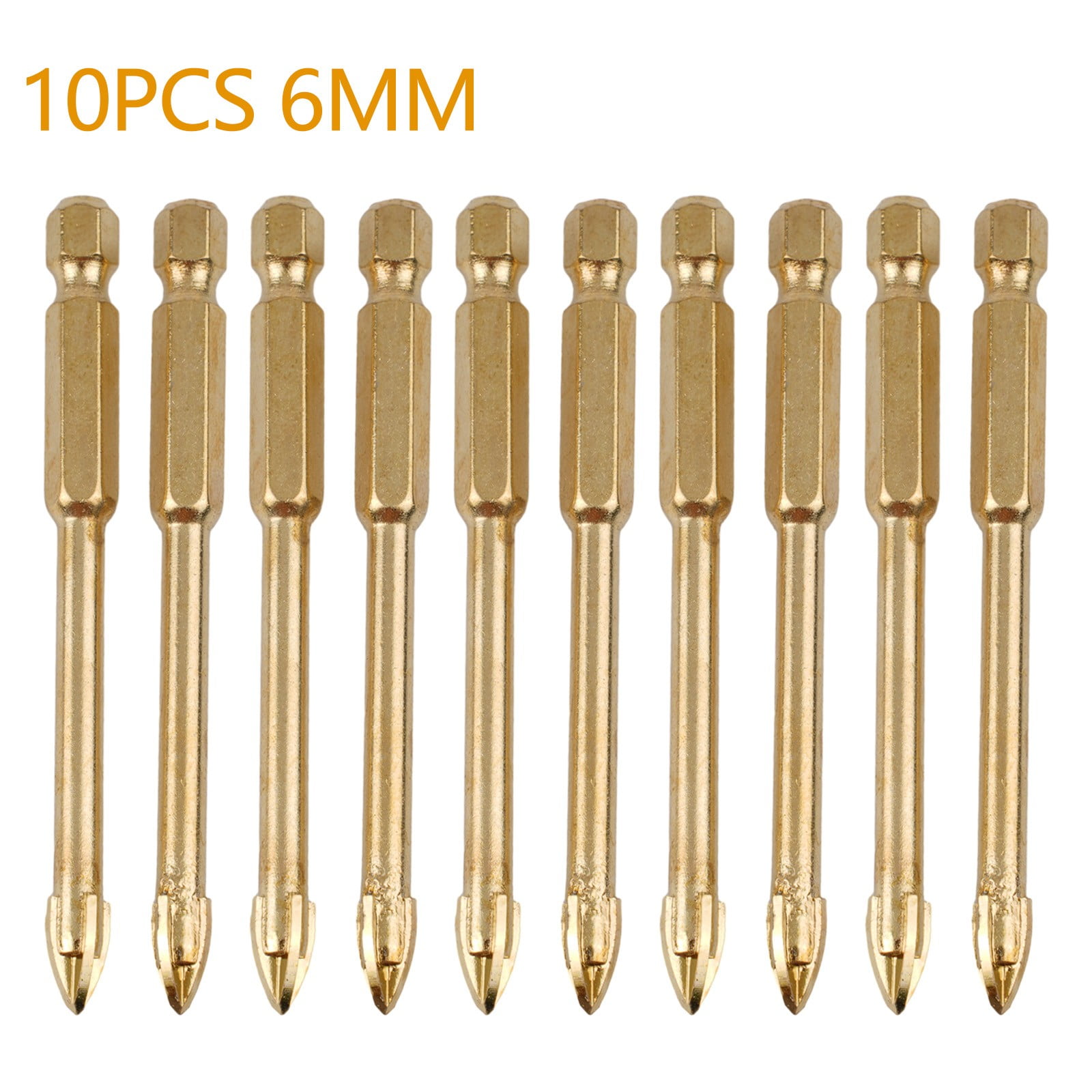 CAIJIEXI 10pcs Masonry Concrete Drill Bits for Glass Ceramic Tile Brick ...