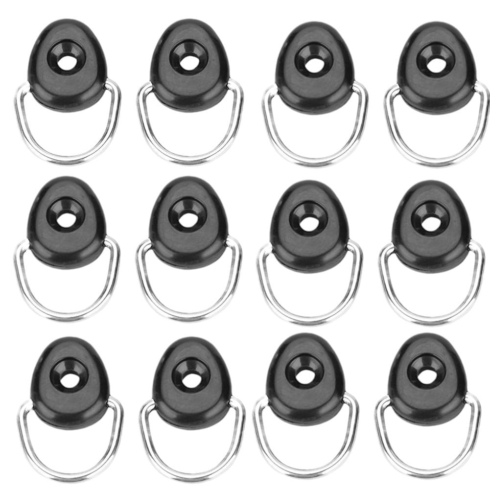 CAIJIEXI 12PCS for Kayak Paddle Boat Tie Down Loop Shackle Fishing ...