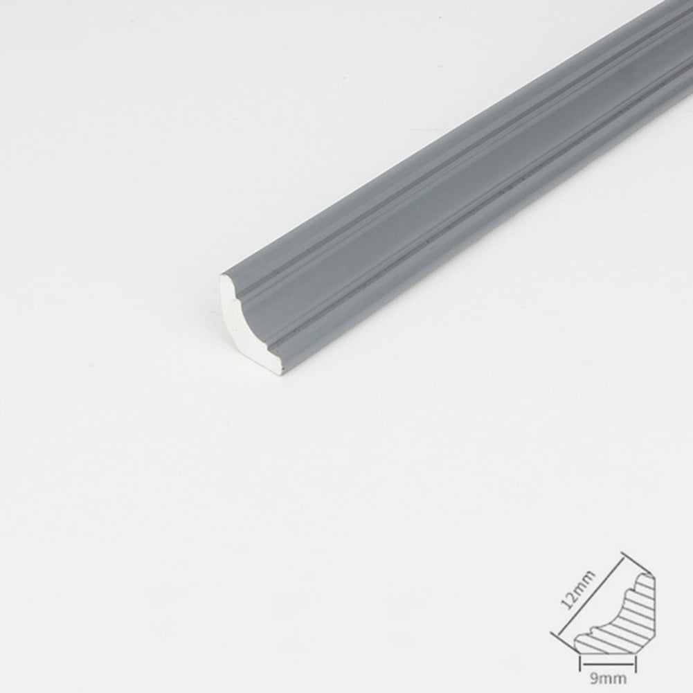 CAIJIEXI 1M Wall Trim Line Self-Sticker Wall Skirting Decor Strip Tile ...