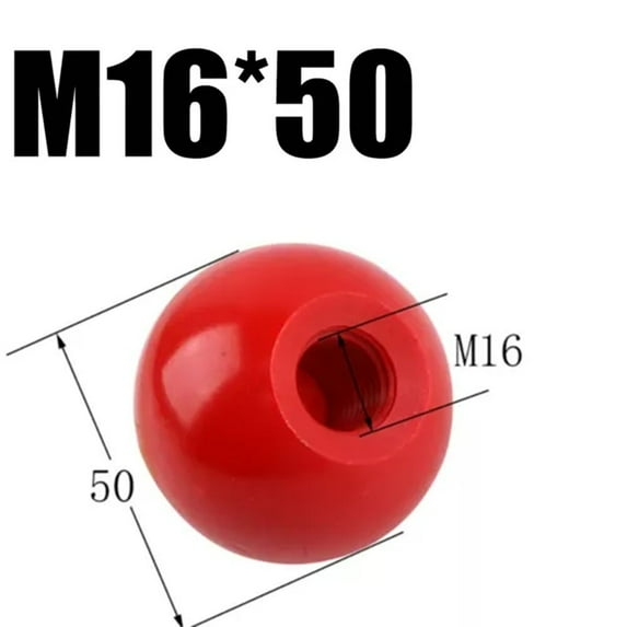 CAIJIEXI 1PC Machine Tool Handle Ball Nut M6-M16 Thread Bakelite/iron ...