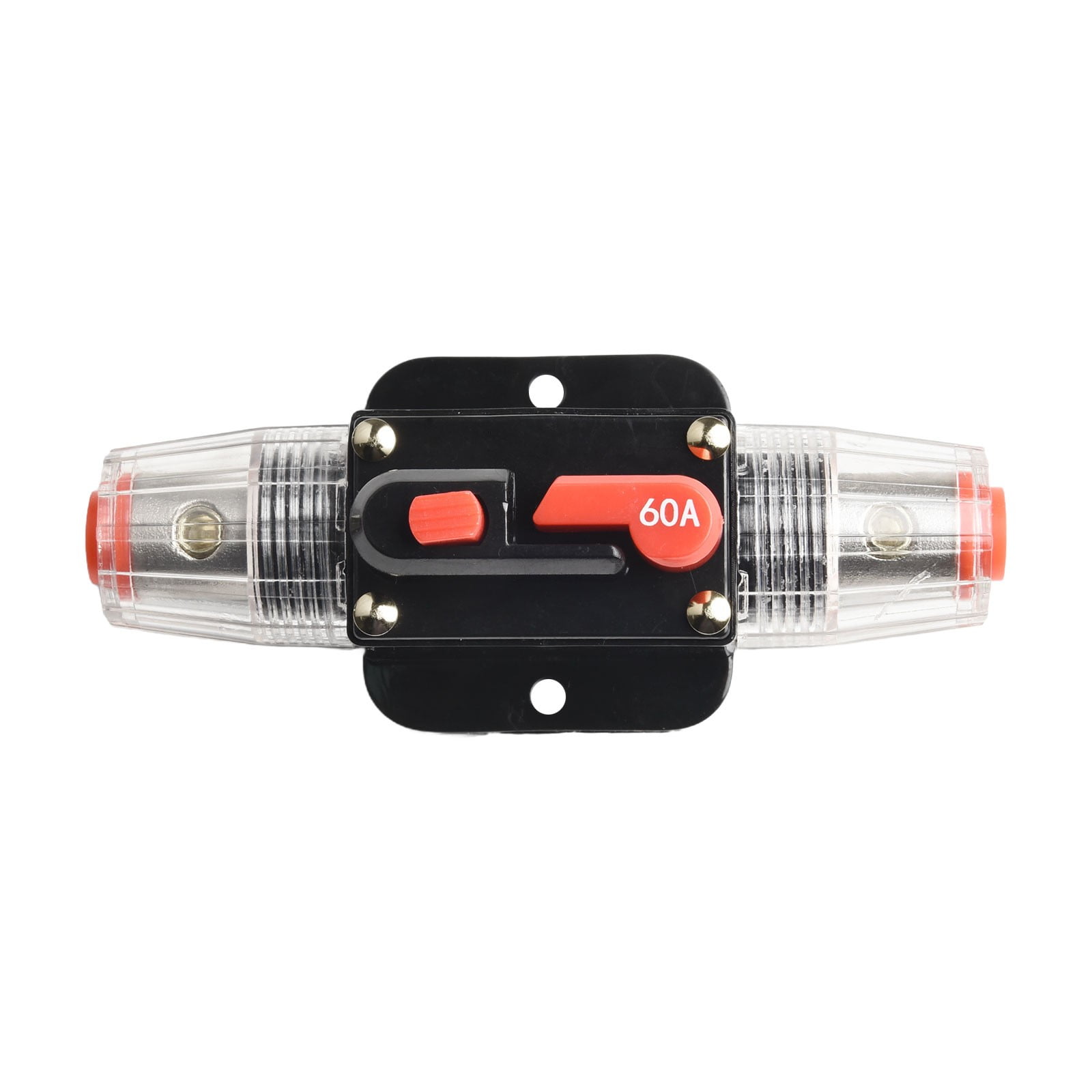 CAIJIEXI 1Packs Auto Inline Fuse Breaker with Wire Lugs and Heat Shrink ...