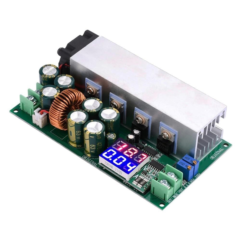 CAIJIEXI 1Pcs Dc12-80V 20A Dc Step Down Module Dc To Dc Adjustable ...