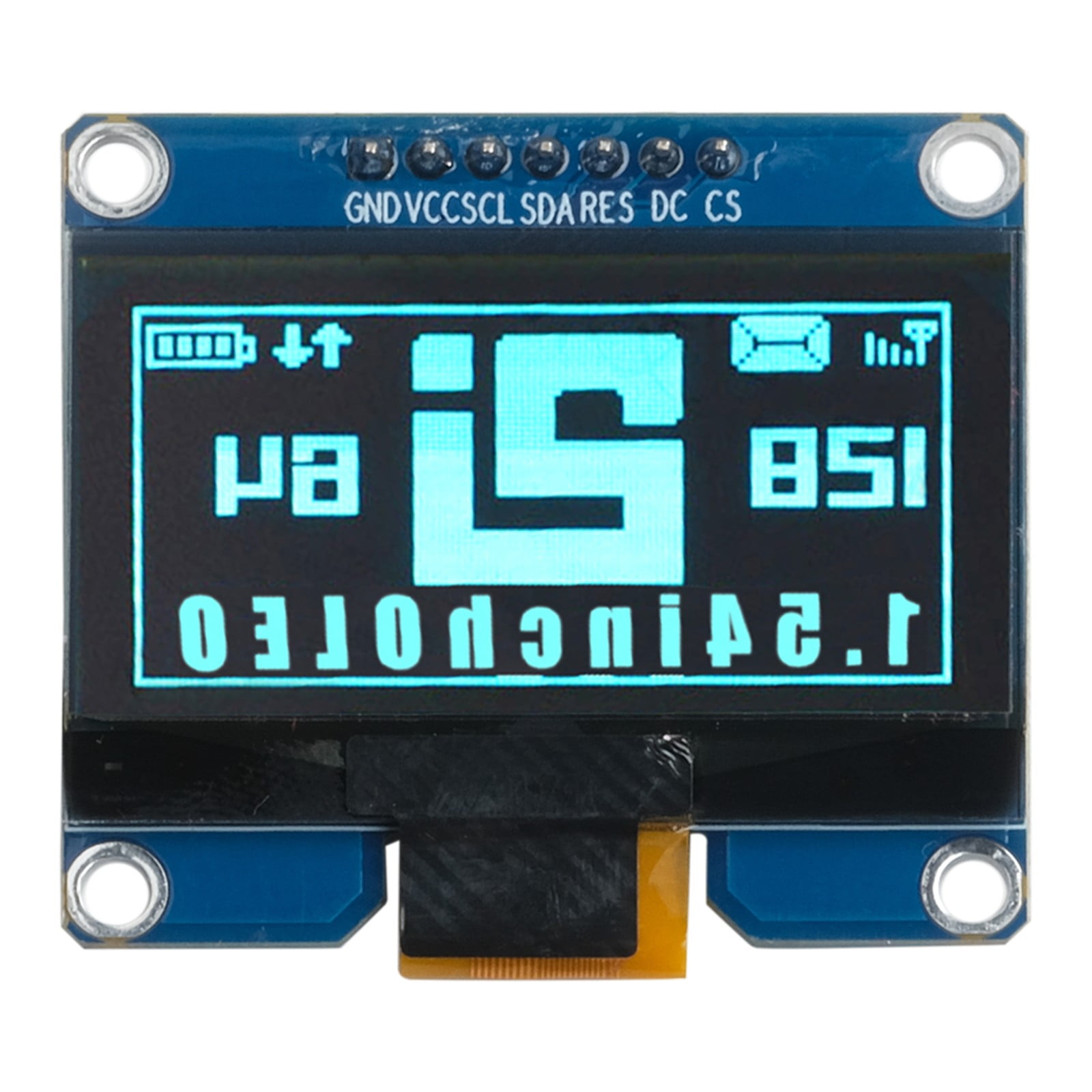 CAIJIEXI 1Pcs1.54 -Inch for Oled Display Module 128 × 64 Lcd Screen ...