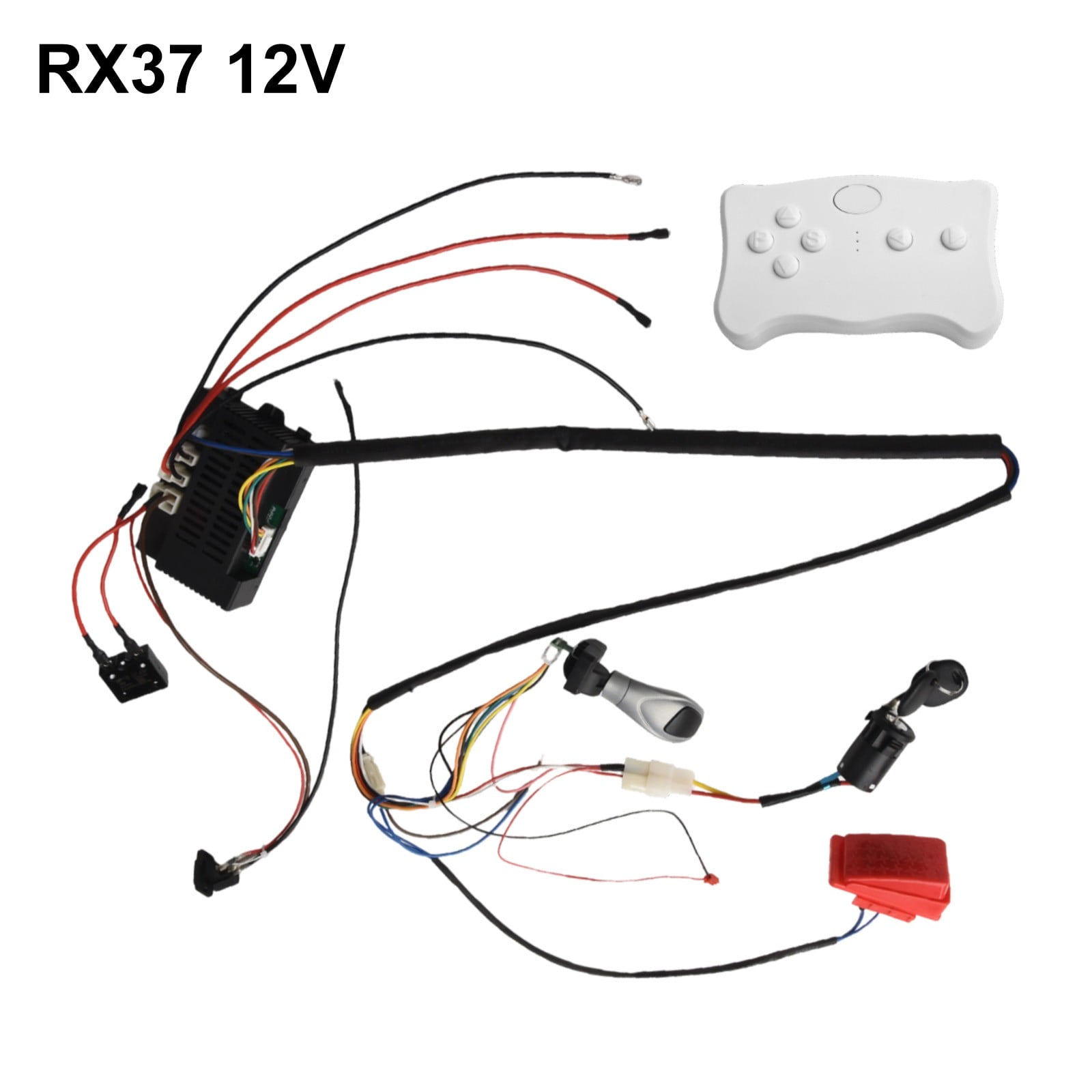 CAIJIEXI 1Set Diy Wire Switch Receiver Rc Kit with 2.4G Remote Control ...