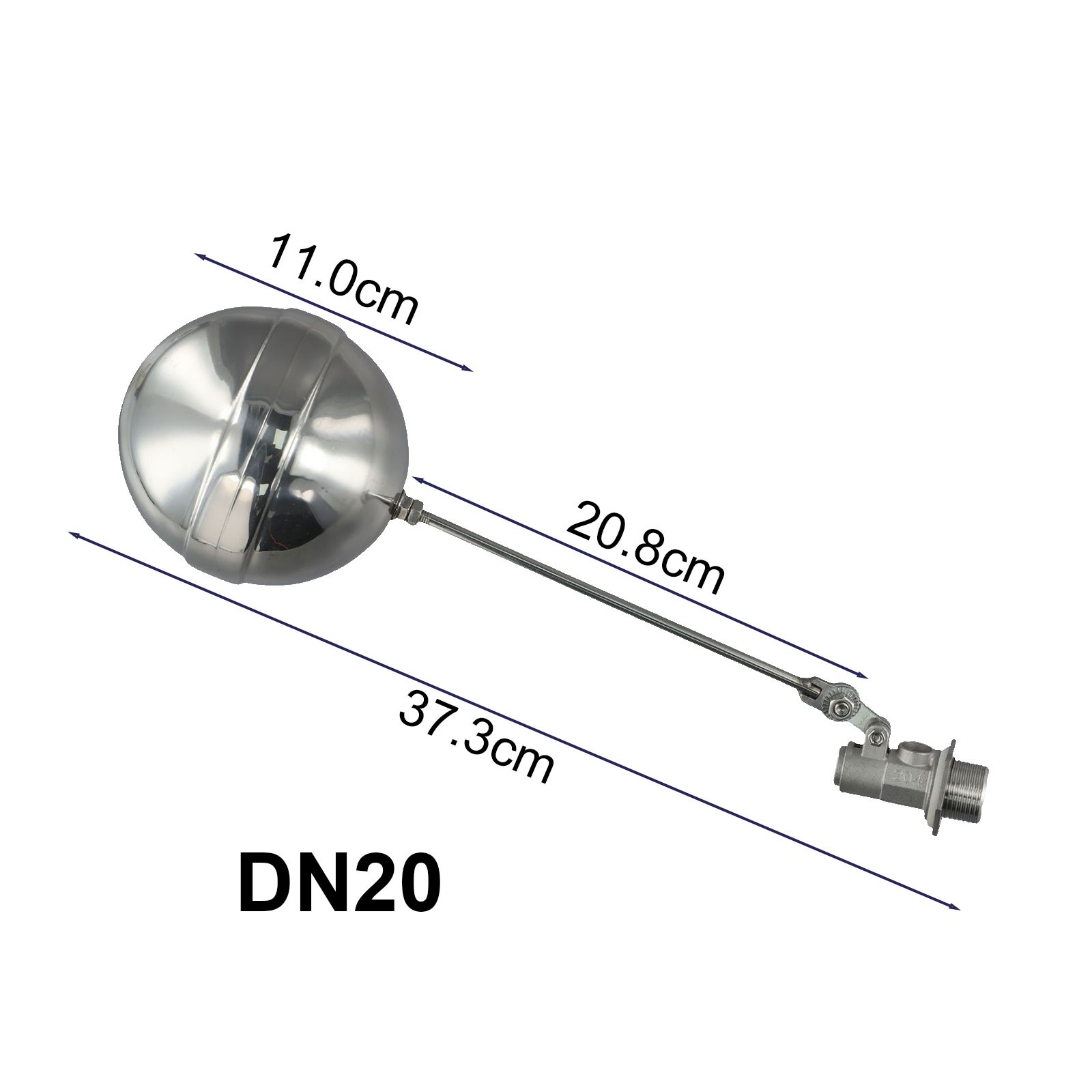 CAIJIEXI 1pc DN15 DN20 DN25 Stainless Steel Automatic Float Valve Water ...