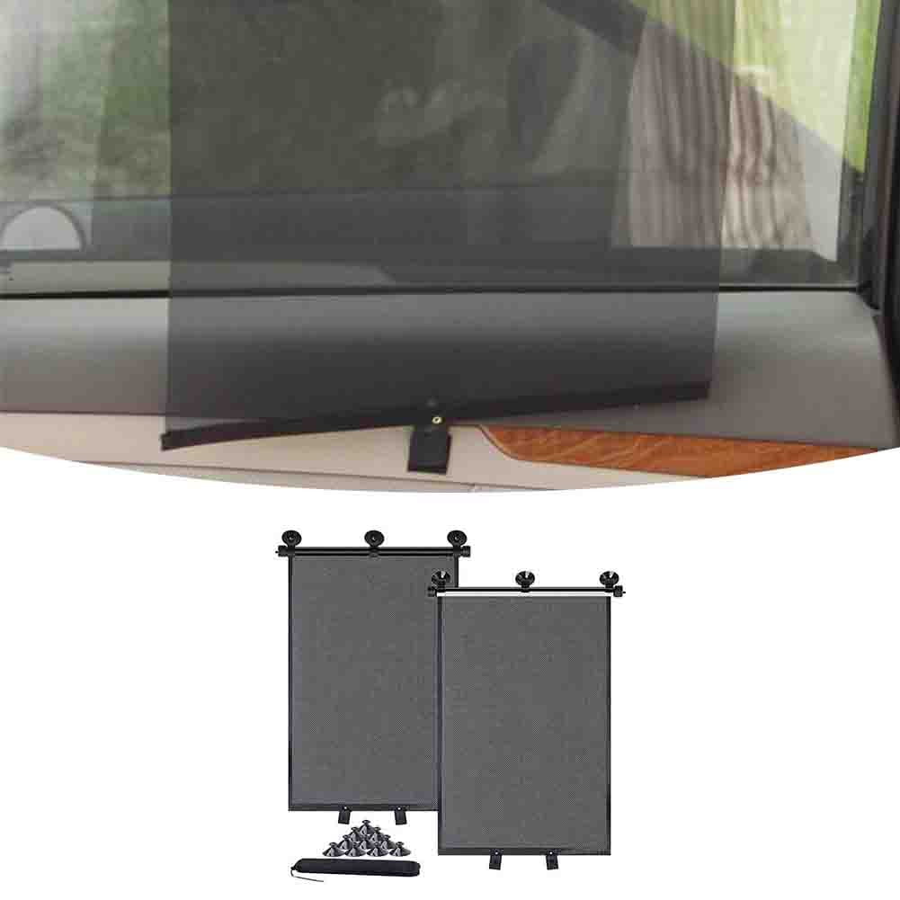 CAIJIEXI 2 Pack Car Window Shade For Baby Retractable Sun Shade For Car ...