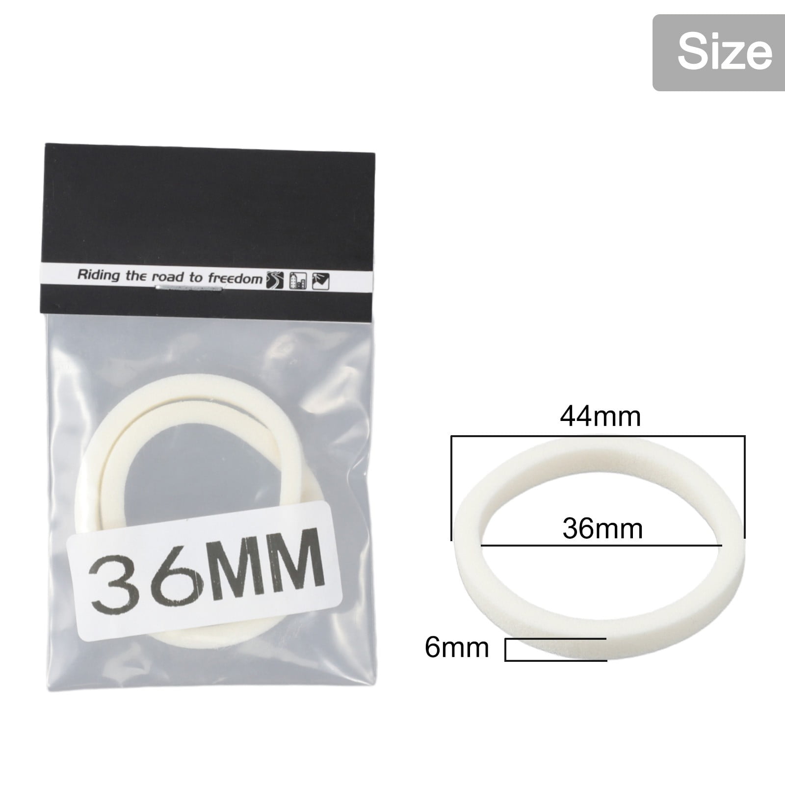 CAIJIEXI 2 Pc Bike Bicycle Shock Absorbers Front Fork Sponge Foam Rings ...