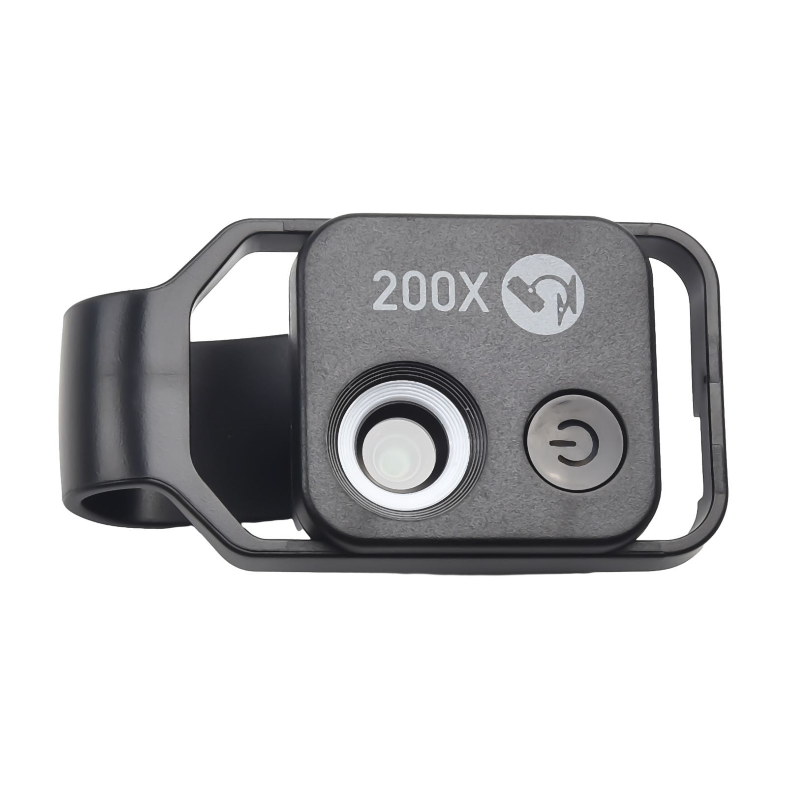 CAIJIEXI 200X Microscope Lens with CPL Filter LED Light Portable Mobile ...