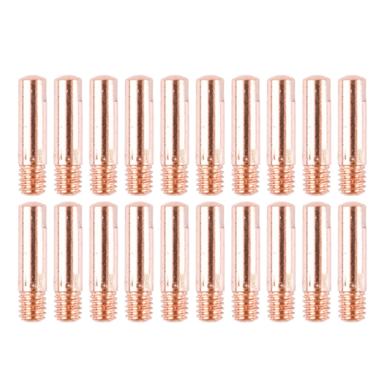 CAIJIEXI 20pcs for MB15AK MIG Welding Torch Contact Tip Welding Nozzles M6 Welding Torch Power ...