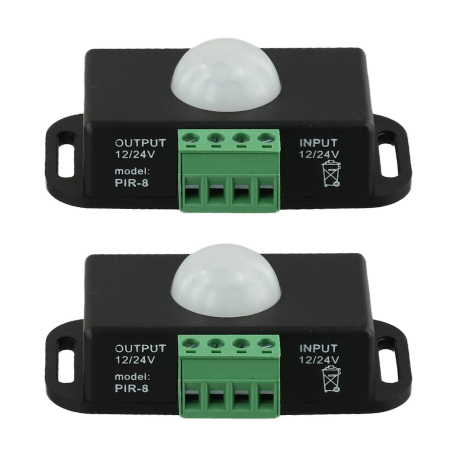 CAIJIEXI 2Pcs 12V-24V Body Infrared Light Switch Sensor Motion Led ...