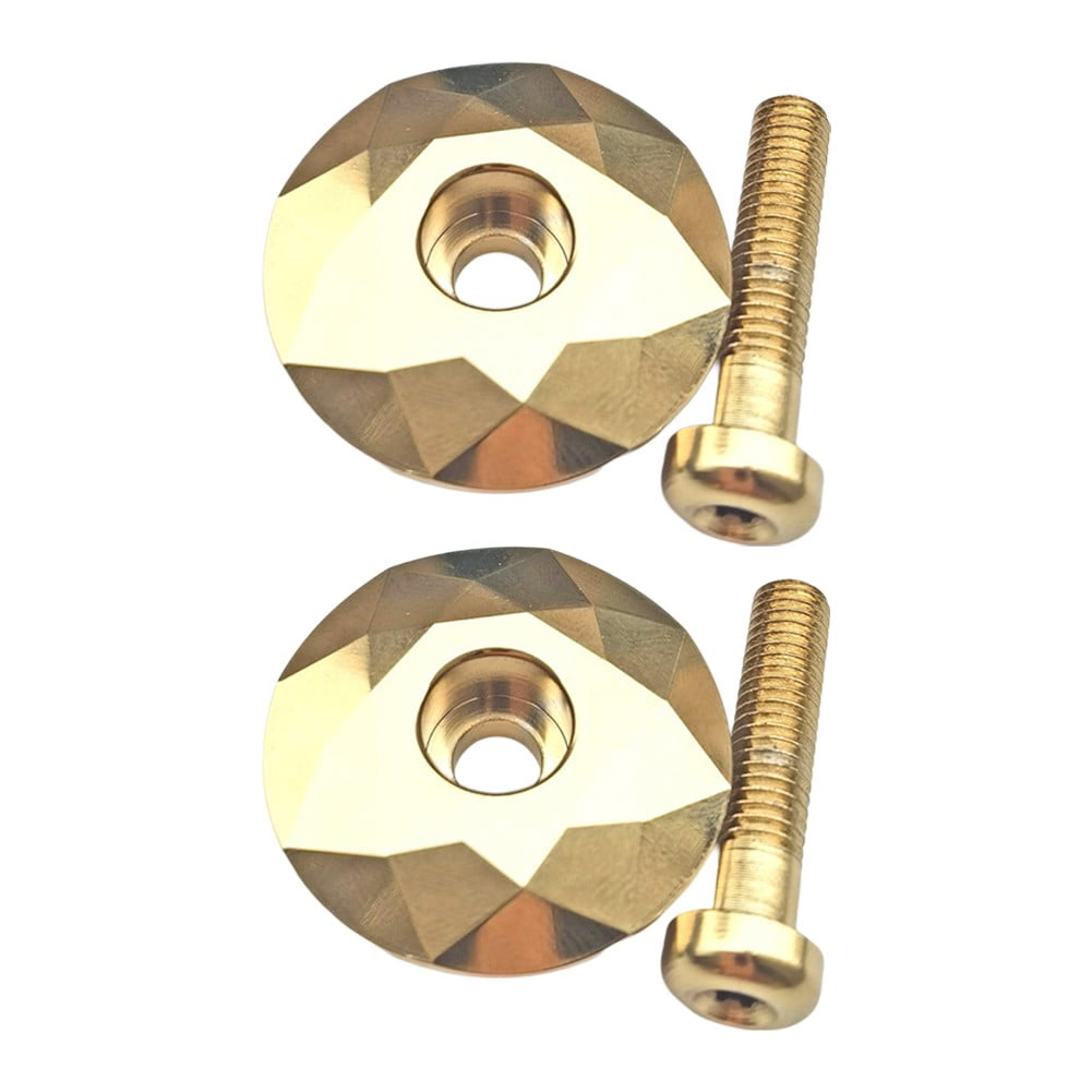 CAIJIEXI 2Pcs Bicycle Headset Top Covers Cnc Aluminum Alloy with ...