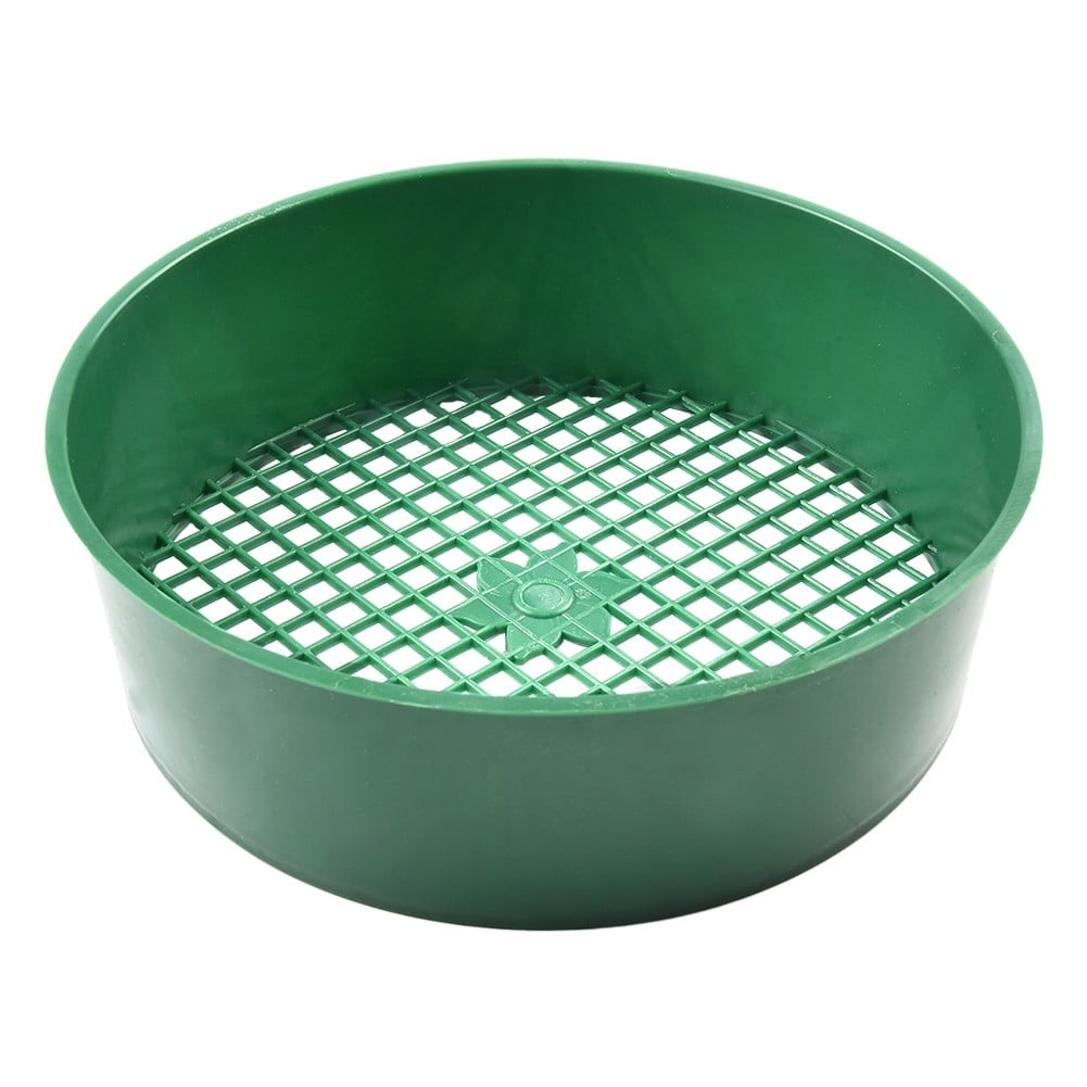 CAIJIEXI 2Pcs Garden Sieve Plastic Soil Sieve Filter Mesh Composy Soil ...