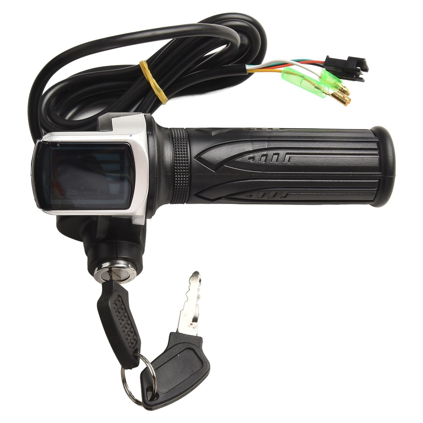 CAIJIEXI 36V/48V/60V Electric Scooter Throttle Grip with Key Lock Power ...