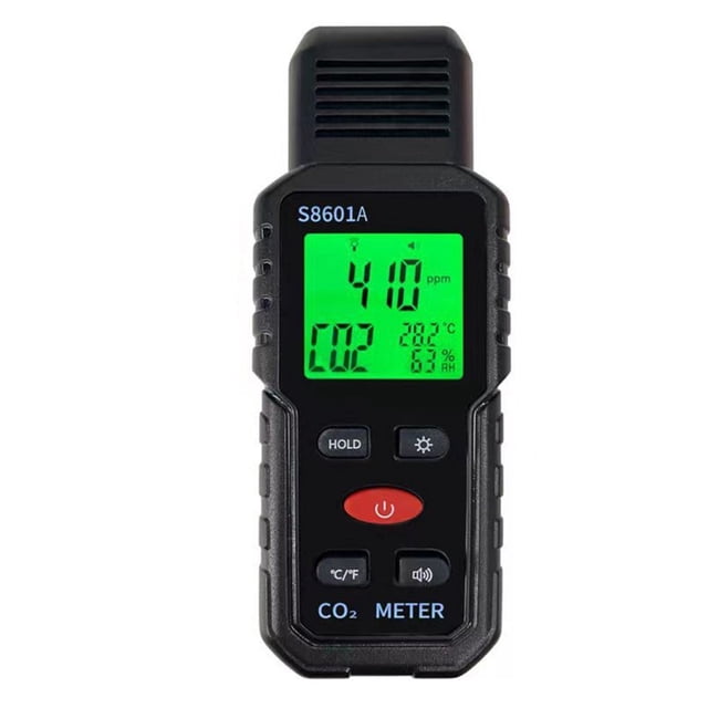 CAIJIEXI 3In1 Handheld Carbon Dioxide Temperature and Humidity Tester ...