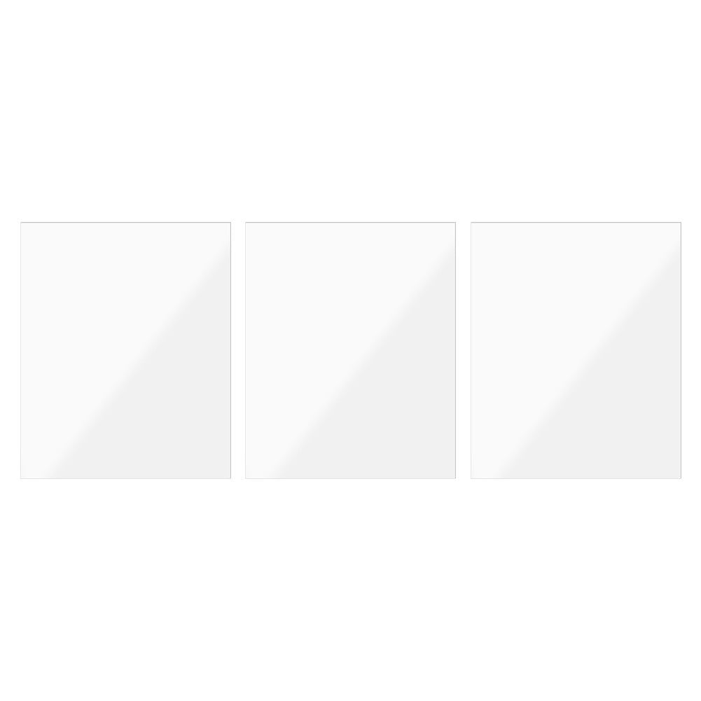 CAIJIEXI 3Pcs Clear Pvc Sheet, Transparent Flexible Plastic Sheet for ...
