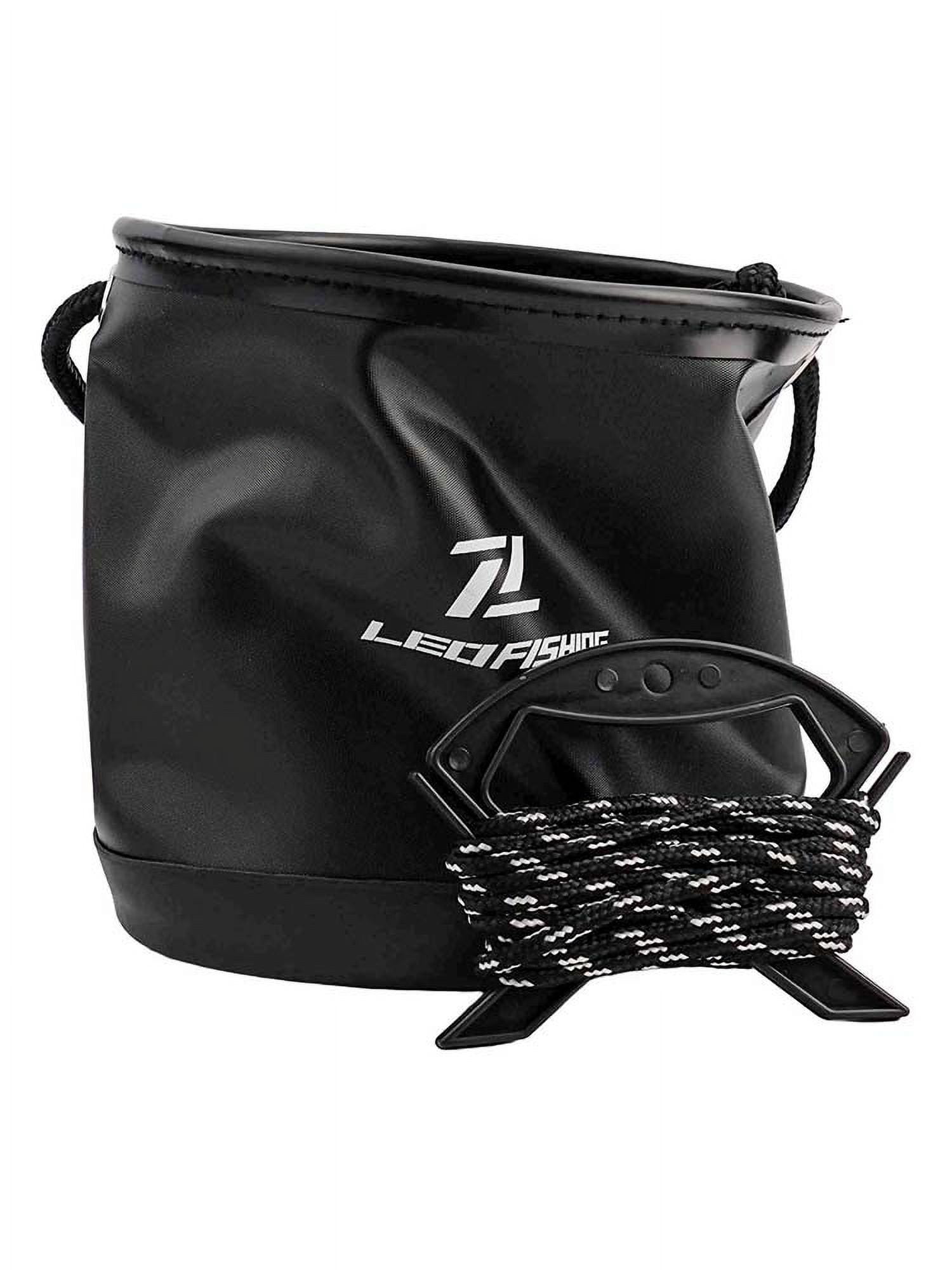 CAIJIEXI 4.5L EVA Round Fold Live Fish Bucket Type Fishing Gear Bucket ...